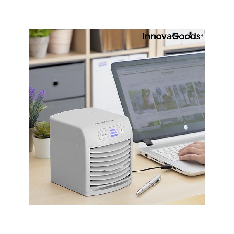 Přenosná mini evaporační klimatizace Freezyq+ - LED - InnovaGoods - NAAU CZ