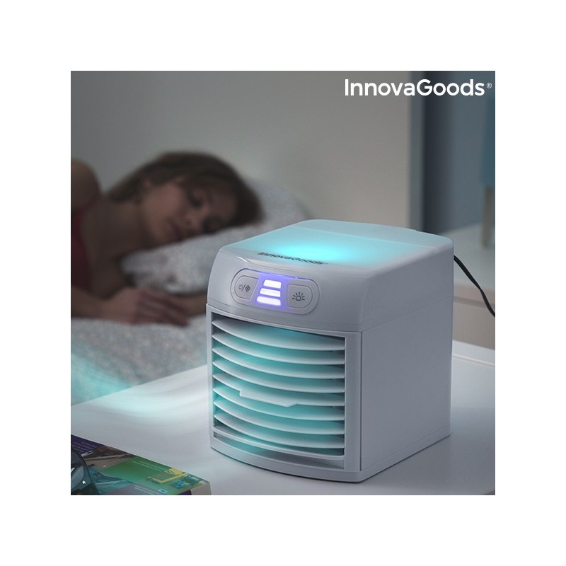 Přenosná mini evaporační klimatizace Freezyq+ - LED - InnovaGoods - NAAU CZ