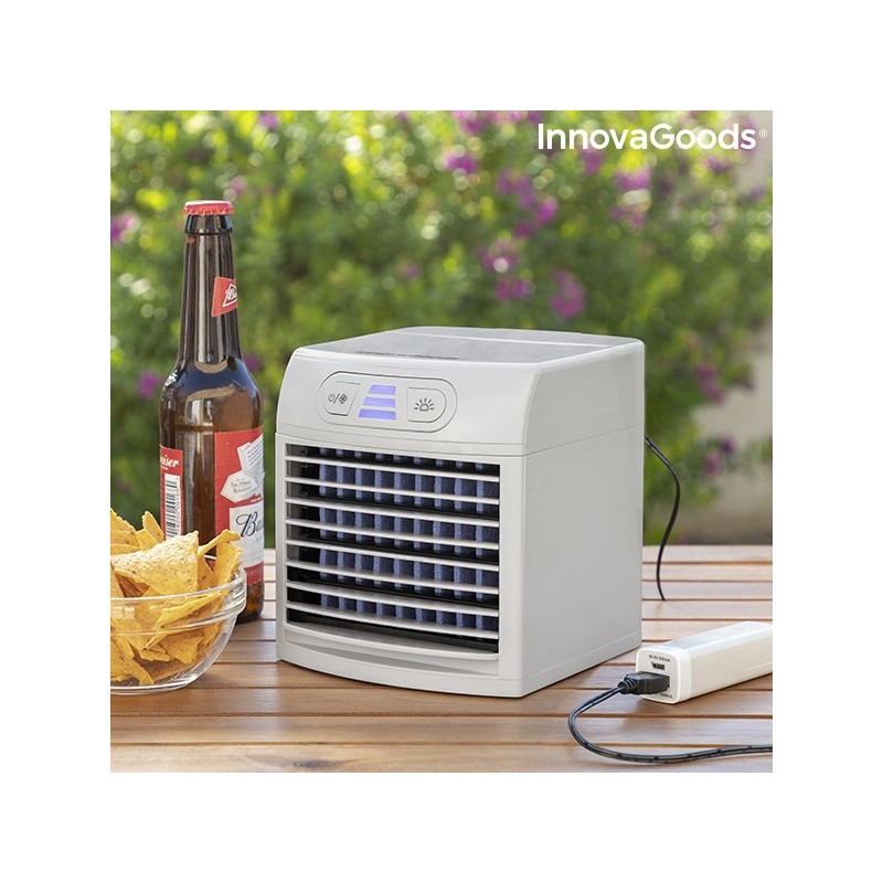 Přenosná mini evaporační klimatizace Freezyq+ - LED - InnovaGoods - NAAU CZ