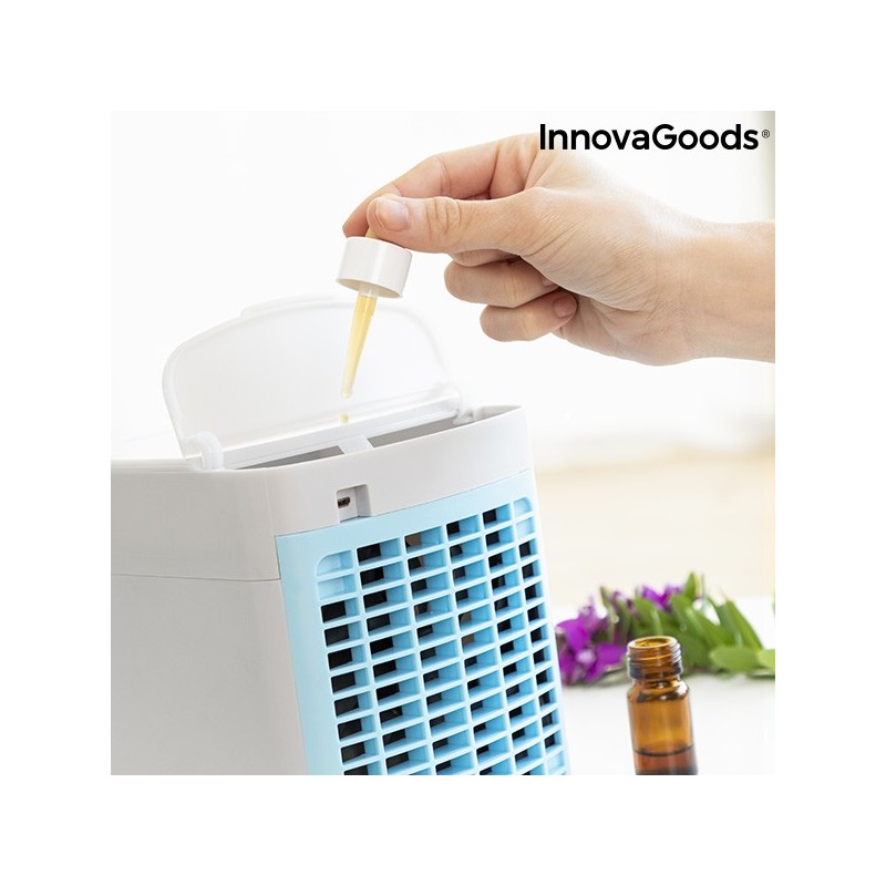 Přenosná mini evaporační klimatizace Freezyq+ - LED - InnovaGoods - NAAU CZ