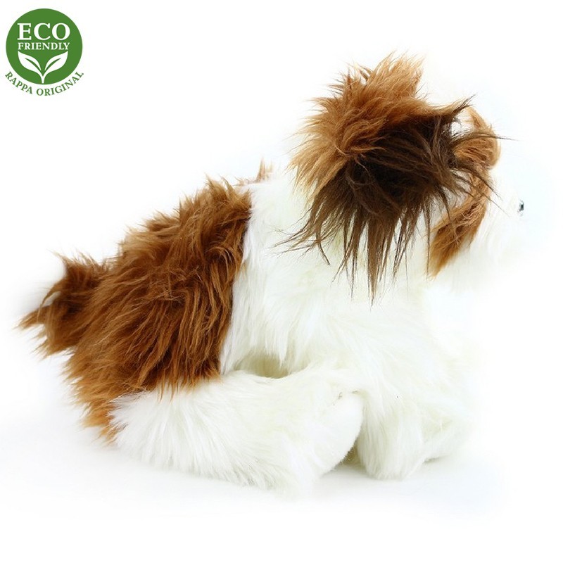 Plyšový pes Shih-tzu - sedící - 28 cm - Rappa - NAAU CZ