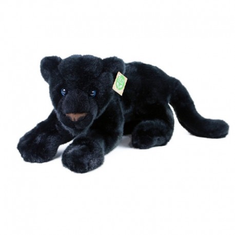 Plyšový černý panter - ležící - 40 cm - Rappa - NAAU CZ